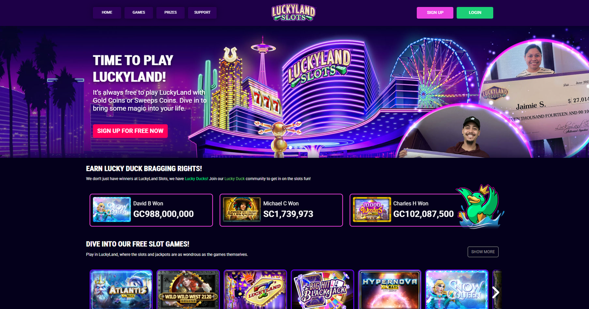 LuckyLand Slots Sweepstakes Casino Review: What's the catch?